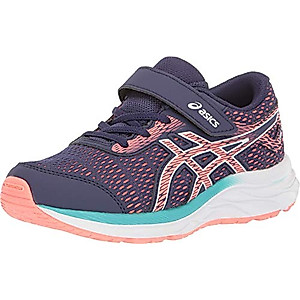 ASICS Kid's Gel-Excite 6 Pre-School Running Shoes, 2, Purple Matte/Sun Coral