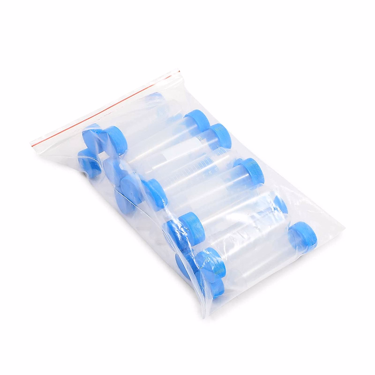 Bright Creations 25 Pack Clear Plastic Centrifuge Tubes for Chemistry Labs, 50 ml (1.6 oz)