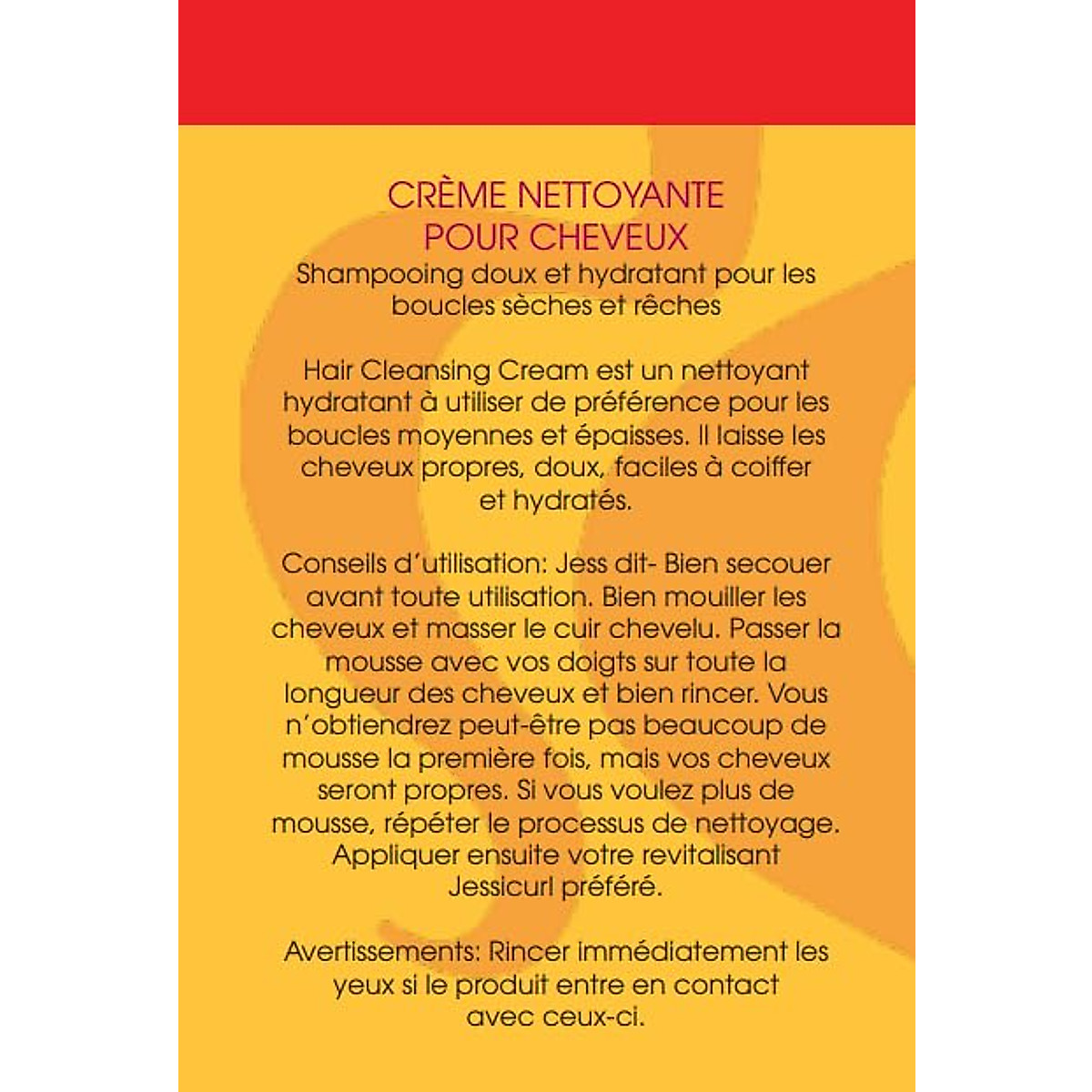 Jessicurl, Hair Cleansing Cream, No Fragrance Added, 8 Fl oz. Moisturizing Shampoo for Curly Hair, Sulfate Free Shampoo for Dry Hair