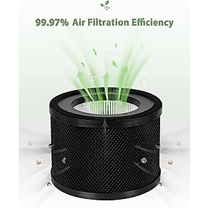 2-Pack TT-AP001 Filter Replacement for TT-AP001, VAVA VA-EE014 Air Purifiers, Replace TT-AP001SPF，H13 True HEPA Filter