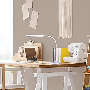 OttLite Extended Reach LED Desk Lamp, White