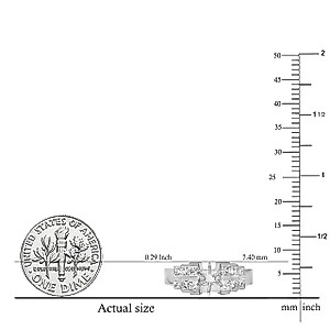Dazzlingrock Collection Princess White Diamond Semi Mount Engagement Ring for Women (0.80 ctw, Color I-J, Clarity I1-I2) in 14K White Gold Size 7