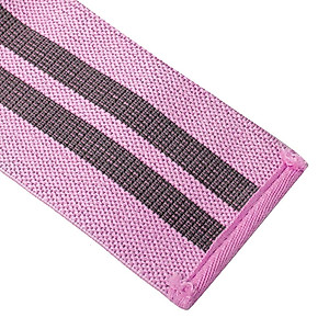 Adjustable Hip Resistance Band, Qiilu Unisex Adjustable Hip Resistance Band Hip Resistance Band Loop Circle Gym Yoga Fitness Exercise(Pink)