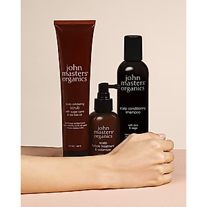 John Masters Organics 2-in-1 Shampoo & Conditioner for Dry Scalp with Zinc & Sage 16 oz