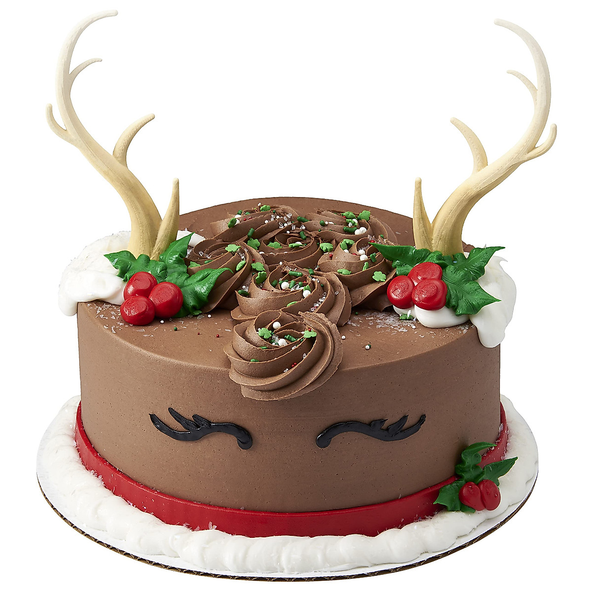DecoSet® ANTLERS CREATIONS Cake Topper for Birthdays and Parties, DecoPac Cake Decorating 2-Pc Decorations Set