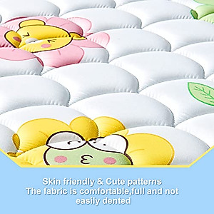 Pack and Play Mattress Topper Fits for Graco & Baby Trend &Pamo Babe Playard, Breathable and Soft Pack N Play Mattresses Pad 38" x 26", Foam Baby Playpen Mattresses, Firmness Playard Mattress