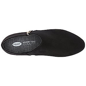 Dr. Scholl's Shoes womens Brief -Ankle Ankle Boot, Black Microfiber Suede, 7 US