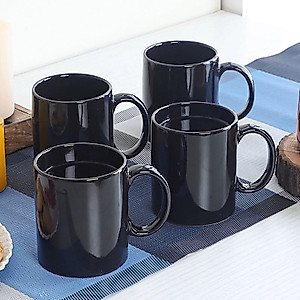 Middle Finger Coffee Mug Up Yours Mug Novelty Ceramic Middle Finger Coffee Cup Have a Nice Day Mug Funny 3D Finger Coffee mug for for Valentines Day Birthday Halloween Christmas and New Year(Black)