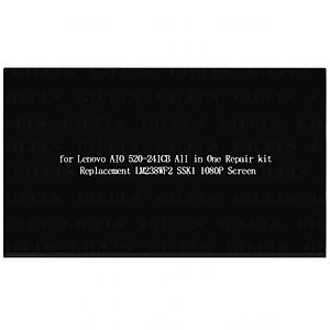 Replacement 23.8" LCD Display Screen for Lenovo All in One 520-24ICB All in One Repair kit Replacement LM238WF2 SSK1 1080P Screen