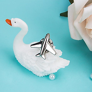 SaiDian 5 Pcs Airplane Brooch Pin Plane Smile Small Aircraft Brooch Lapel Pins Collar Badge for Backpack Shirt Bag Accessories