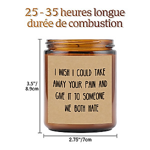 KAAYEE Get Well Gifts for Women Men, Get Well Soon Gift for Women After Surgery, Encouragement Inspirational Gifts for Women Friends Sister Mom, Get Well Lavender Natural Soy Wax 7OZ Scented Candles