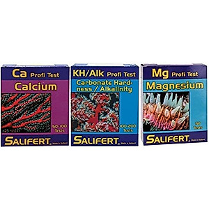 Salifert Alkalinity Calcium Magnesium Combo Test Kit