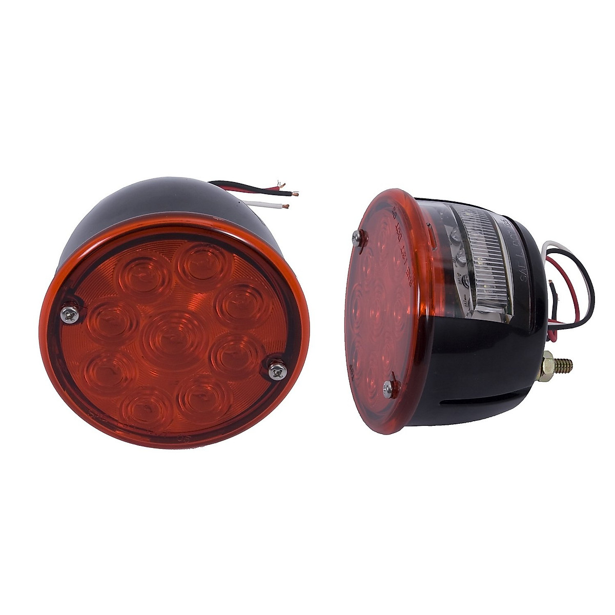 Rugged Ridge 12403.84 Tail Light Kit, LED; 46-75 Willys/Jeep CJ , Red