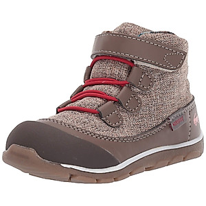 See Kai Run Boys' Sam II Waterproof Hiking Boot, Brown/Red, 6 M US Toddler