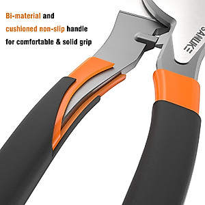Cable Cutters, Sanuke High Leverage Cable Cutter Heavy Duty Industrial Strength Electrical Wire Cutters for Cutting Aluminum Copper Communication Cables