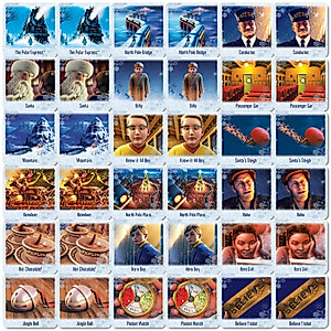 MasterPieces Kids Games - The Polar Express Matching Game - Game for Kids and Family - Laugh and Learn