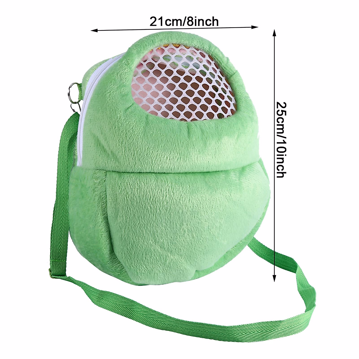 Ferret Carrier Bag,Ferret Sling Carrier Pet Carrier Bag Hamster Rat Cat Rabbit Pet Sling Carrier Backpack Hedgehog Chinchilla Ferret Slee Outdoor Traveling Bag Handbags Backpack(Green)
