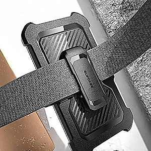 SUPCASE Unicorn Beetle Pro Series Case for iPhone 12 Mini (2020 Release) 5.4 Inch, Built-in Screen Protector Full-Body Rugged Holster Case (Black)