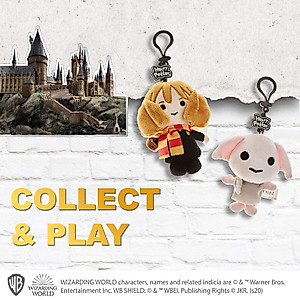 Plush Harry Potter Keychains Set – 3 Washable, Polyester Figures Including Hermione, Ron & Dobby – Harry Potter Gifts, Accessories, Collectibles, Party Favors, Merch by PMI, 4.5 In.