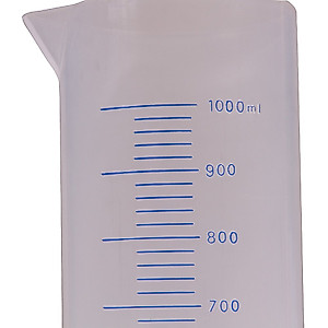 hand2mind Graduated Cylinder Set, Polypropylene Measuring Cylinder, Plastic Graduated Cylinder Container, Lab Equipment, Lab Tubes, Chemistry Science Supplies, School Lab Supplies (Set of 7)