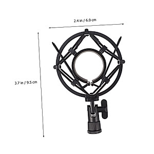 SUPVOX 1pc Microphone Shock Mount Portable Mic Stand Microphone Holder for Mic Stand Condenser Microphone Mount Shockproof Microphone Holder Usb Mic Microphone Shockproof Stands Mic Mount
