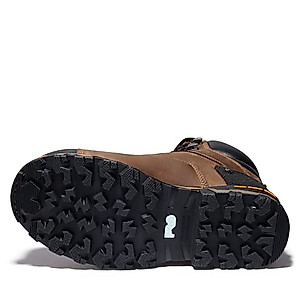 Timberland PRO Men's Boondock 6 Inch Composite Safety Toe Waterproof Industrial Work Boot, Brown, 5