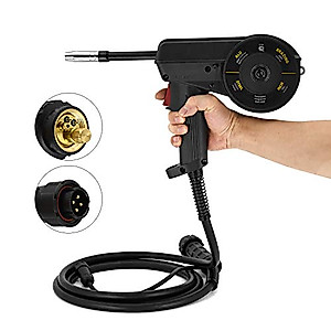  HZXVOGEN 200A Spool Gun for Aluminum MIG Welding 10FT for MIG Welder