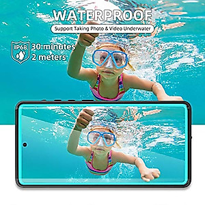 WIFORT Samsung Galaxy Note 20 Ultra Waterproof Case Built-in Screen Protector Water Resistant Cover Protective Drop Protection Hard, Shockproof Full Body Case for Samsung Note 20 Ultra 5G, Teal