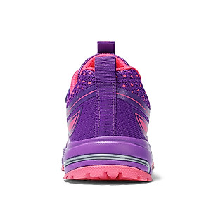 UBFEN Kids Sneakers Boys Girls Tennis Shoes for Running Athletic Walking Gym Sports Lightweight Breathable A Purple