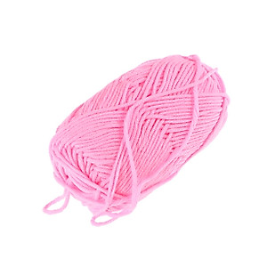 Homoyoyo Cotton Yarn Cone Cotton Yarn for Crocheting Knitting kit Fuzzy Yarn Knitting Yarn Cone Acrylic Yarn Crochet Yarn Chunky Yarn for Crocheting Blanket Yarn Baby White Yarn coarse Wool
