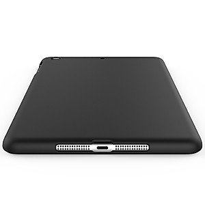 Case for iPad Mini/Mini 2 / Mini 3, Slim Design Matte TPU Rubber Soft Skin Silicone Protective Case Cover for Apple iPad Mini 1 / Mini 2 / Mini 3,Black