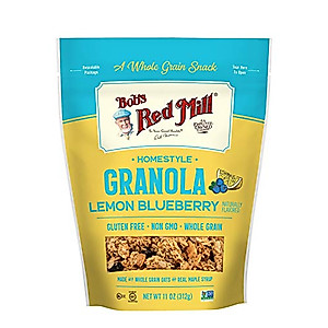 Bob's Red Mill Homestyle Lemon Blueberry Granola, 11-ounce (Pack of 6)