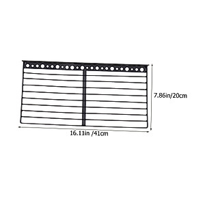 KITANDOVE 1 Set Workshop Storage Rack Iron Tool Organization Home Tool Storage Holder Drill Charging Station Black