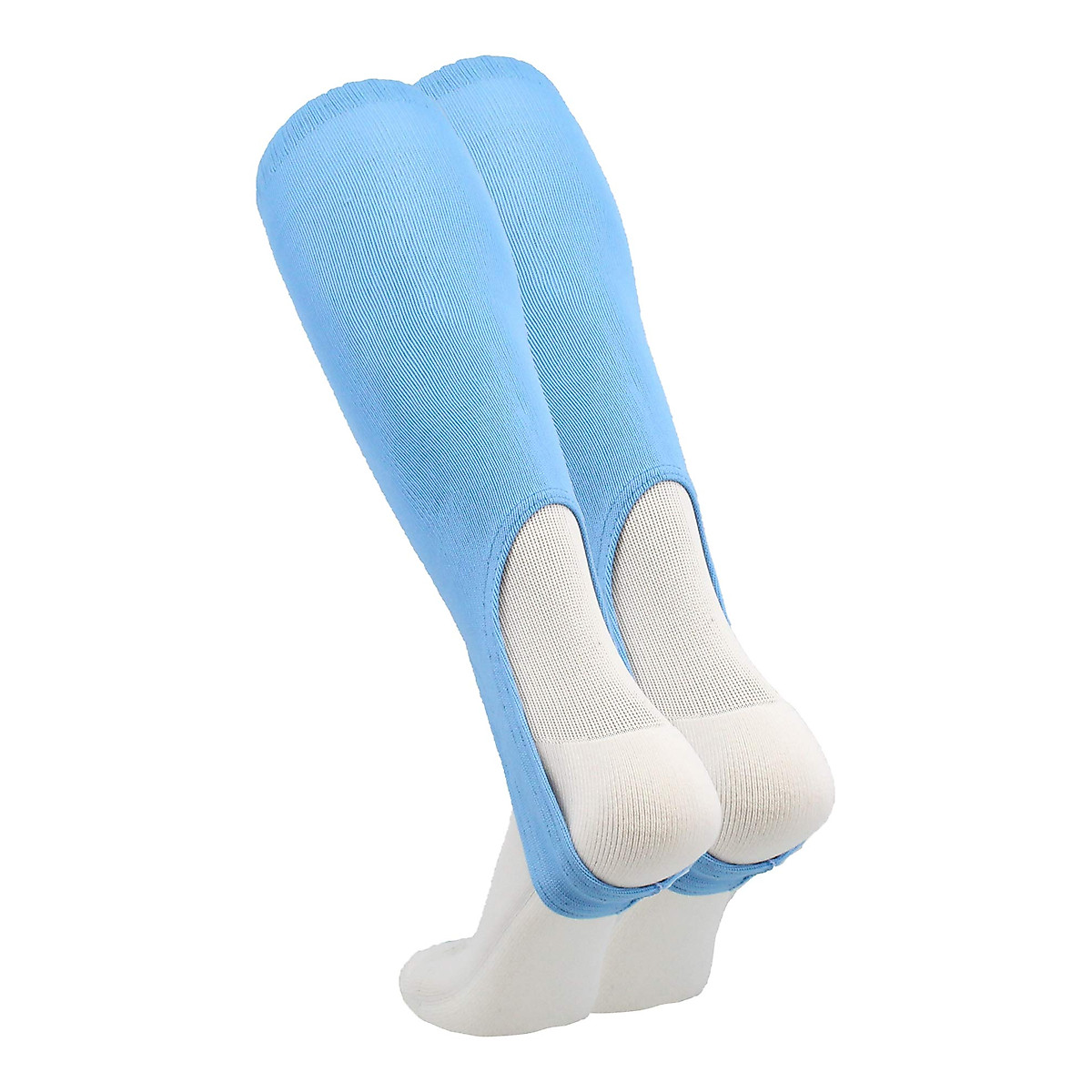 TCK Solid Colored Baseball Stirrups Pattern A (Columbia Blue, Large)