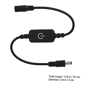 Housoutil 1pc Light Strip Dimmer Table Lamp Adjustment Led Dimmer Controller Touch Light Led Power Led Sensor Light Strip Adjustment Light Modulator Bar Plastic Dc