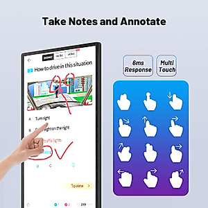 JYXOIHUB Smart Board, 49 Inch Digital Electronic Whiteboard and Smartboard for Classroom, Screen Mirroring from for Live Streaming, Digital Signage Displays and Player for Advertising(Board+Stand)