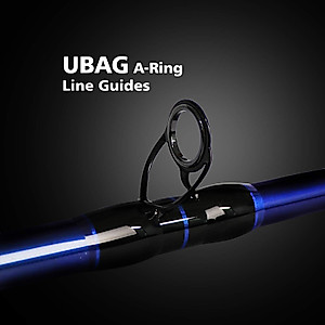 Fiblink Surf Casting Fishing Rod Carbon Fiber Travel Fishing Rod(Cast - 11' - 3 Piece)