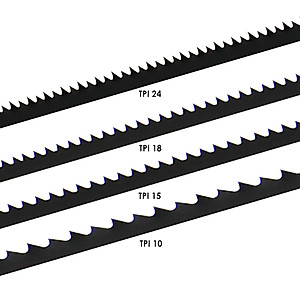 JTEX Scroll Saw Blade 5-Inch Pin End Assortment, 48 Pack, Replacement for Wen 3921, Delta, Ryobi, Dremel, Craftsman, Penn State and All 15in. and 16in. Scroll Saw