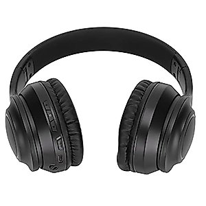 Lazmin112 Foldable Headset,General Head Mounted Wireless Bluetooth 5.0 Noise Canceling Headset Built in Microphone with AUX Audio Interface,Over Ear Headphones