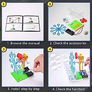 Robotics STEM Science Kits, Robot Building Kit for Kids, Electronic Toys Science Experiments Engineering Projects for Girls, DIY Activities STEM Robots for Boys to Build, Gifts for Boy & Girl