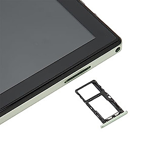 Haofy HD Tablet, Tablet PC Aluminium Alloy Dual Camera 10.1 Inch IPS 4G LTE 5G WiFi 2GB RAM 32GB ROM for Business (Green)