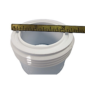 Set of (2) Hot Tub Spa 1 1/2" Slip X 1 1/2" Heater Union with Gasket