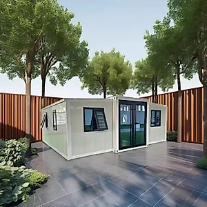 Wholesale China Portable Detachable Luxury Folding Container House Black Mobile Prefab Luxury Home Made of Sandwich Panel