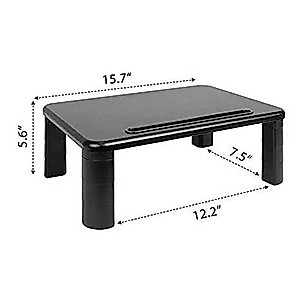 Servicrt Monitor Stand Riser with Adjustable Height and Storage Organizer Officeproducts Office Desk Office Organization Monitor Mount Dual Monitor Stand Monitor arm Computer Stand Monitor Riser HOM