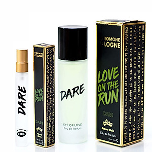 Eye of Love Dare 10 ml Pheromone Cologne for Men - Elevate Your Attraction Game - A Bold Fusion of Authenticity and Allure - Experience the power of pheromones