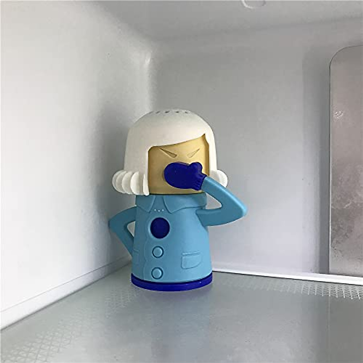 Aivwis Chilly Mama Fridge Deodoriser, Angry Mama Fridge Cleaner, Freezer Odor Freshener Remover, Add Baking Soda Reusable Air Purifier