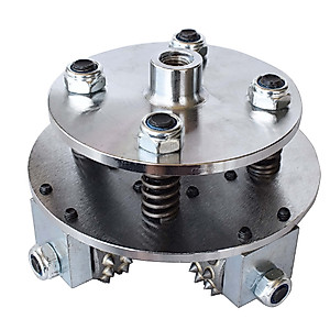 ACTINTOOL 6 inch Coating Removing Anti Slip Concrete Stone Texturing bush hammer tool for angle grinder, Concrete Patch Repair Prepare Bushing Hammer (Arbor: 5/8"-11 Threaded)