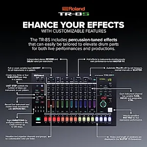 Roland AIRA Rhythm Performer (TR-8S) , 128 Patterns