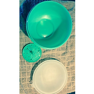 Vintage Tupperware Jadite Green 3-Piece Crisp-It Lettuce Keeper