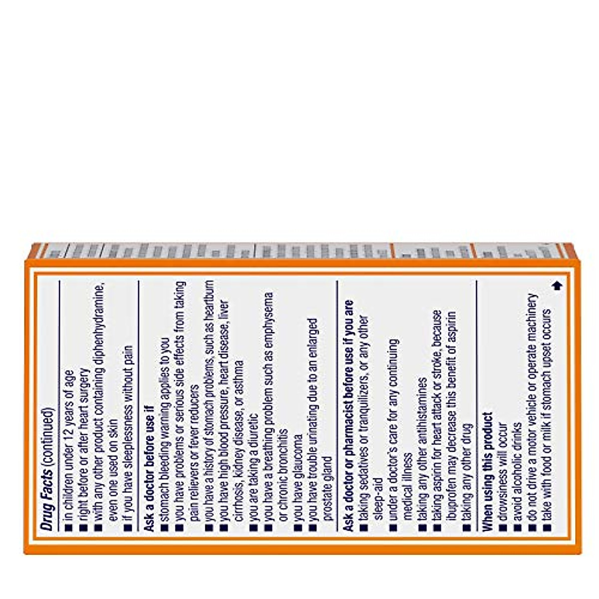 Motrin PM Caplets, 200 mg Ibuprofen & 38 mg Sleep Aid, Nighttime Relief for Minor Pains, 80 ct.